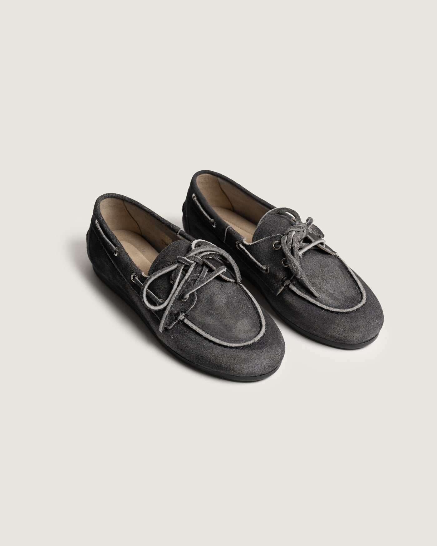 Boat Loafer Veg-Shearling | Light taupe