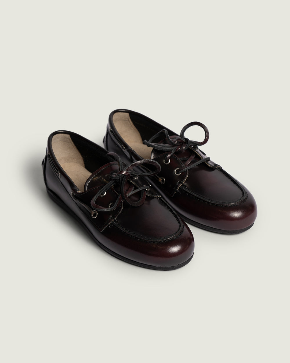 Boat Loafer Brushed - Box leather | Burgundy